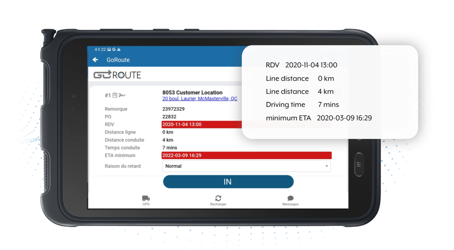 Electronic Roadmap GoRoute | AttriX